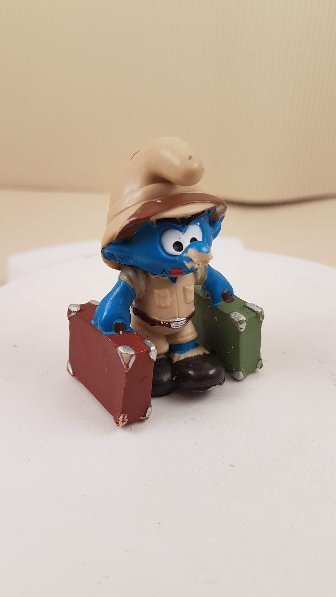 NEW 20780 Jungle Explorer Smurf 2016 RETIRED Schleich Smurfs Figurine ...