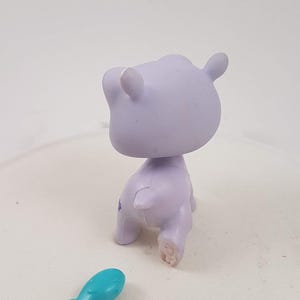 Littlest Pet Shop 986 Sassiest Purple Hippo & Accessories Hasbro LPS ...