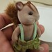 Calico Critters Walnut Squirrel Family of 5, Sylvanian Family - Etsy