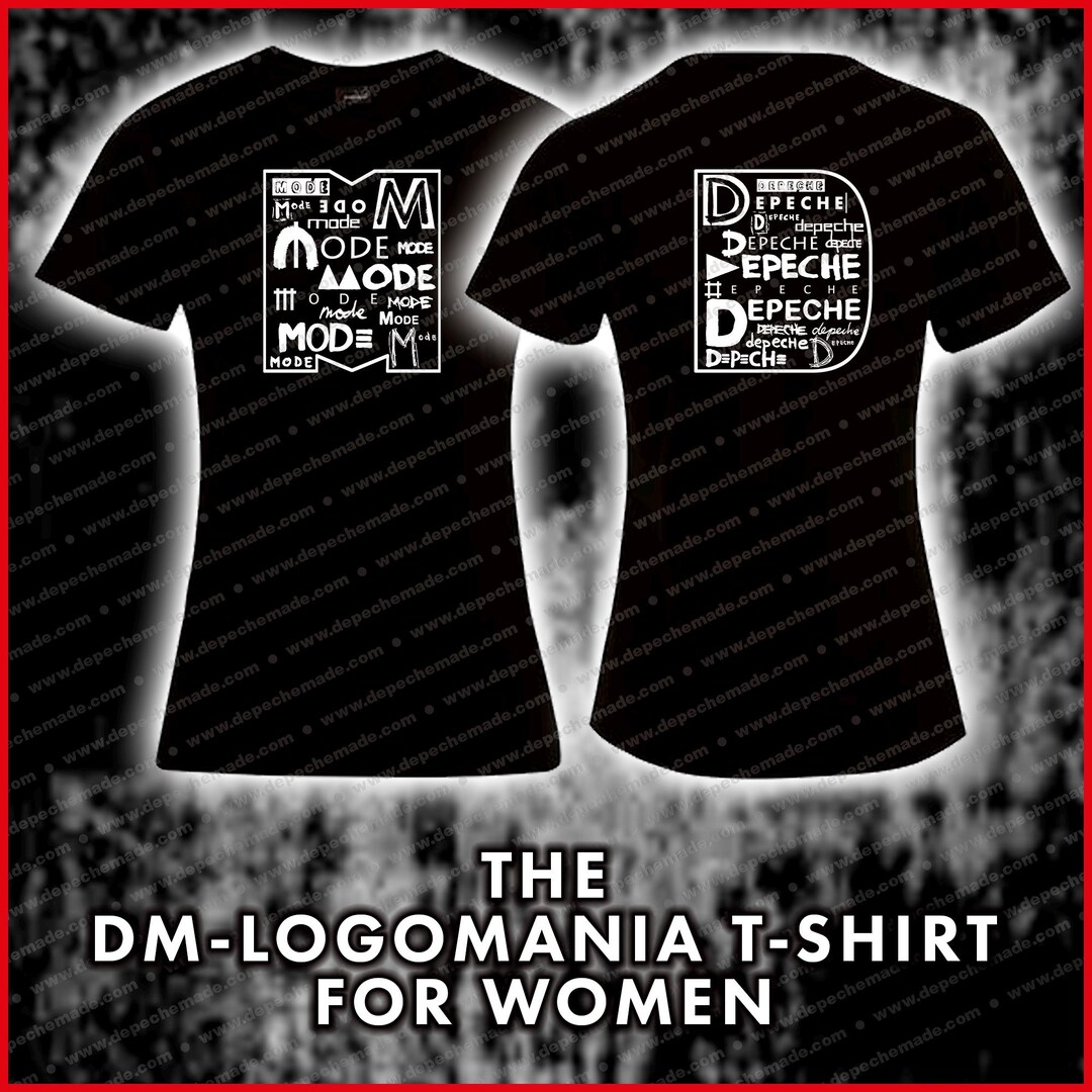 Exclusive Depeche Mode - Dm-logomania - Premium Organic Partner T-shirt ...