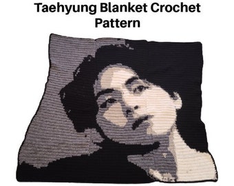BTS Jungkook X Taehyung V Crochet Graphghan PATTERN ONLY - Etsy