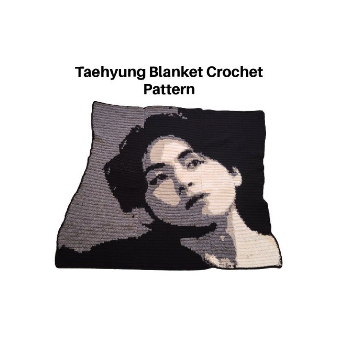 Taehyung Bts Crochet Blanket PATTERN - Etsy