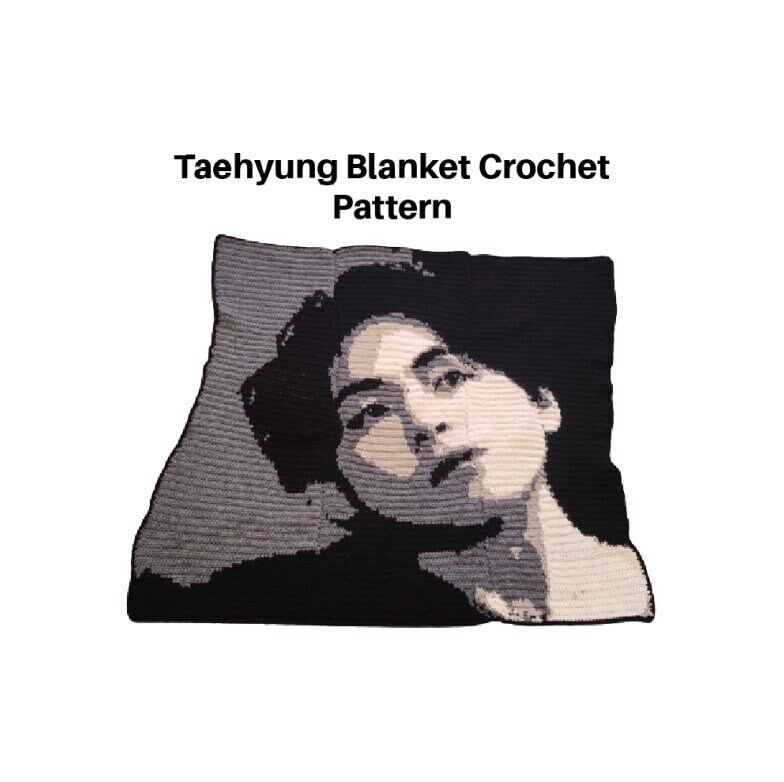 Taehyung Bts Crochet Blanket PATTERN - Etsy
