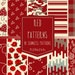 Red Patterns, Digital Patterns, Seamless Red Pattern, Print Pattern ...