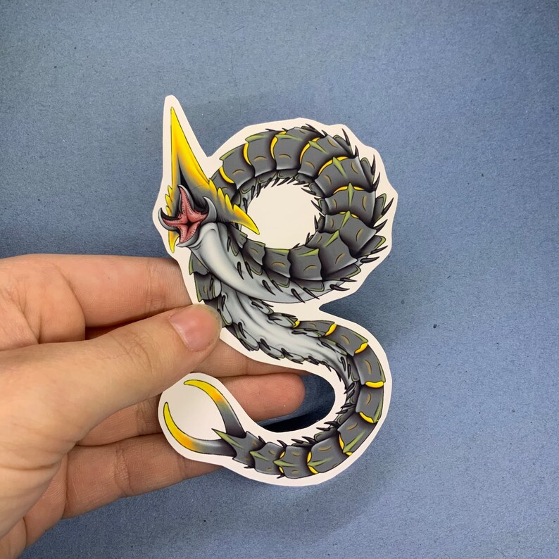Ice Worm Sticker Subnautica Below Zero - Etsy