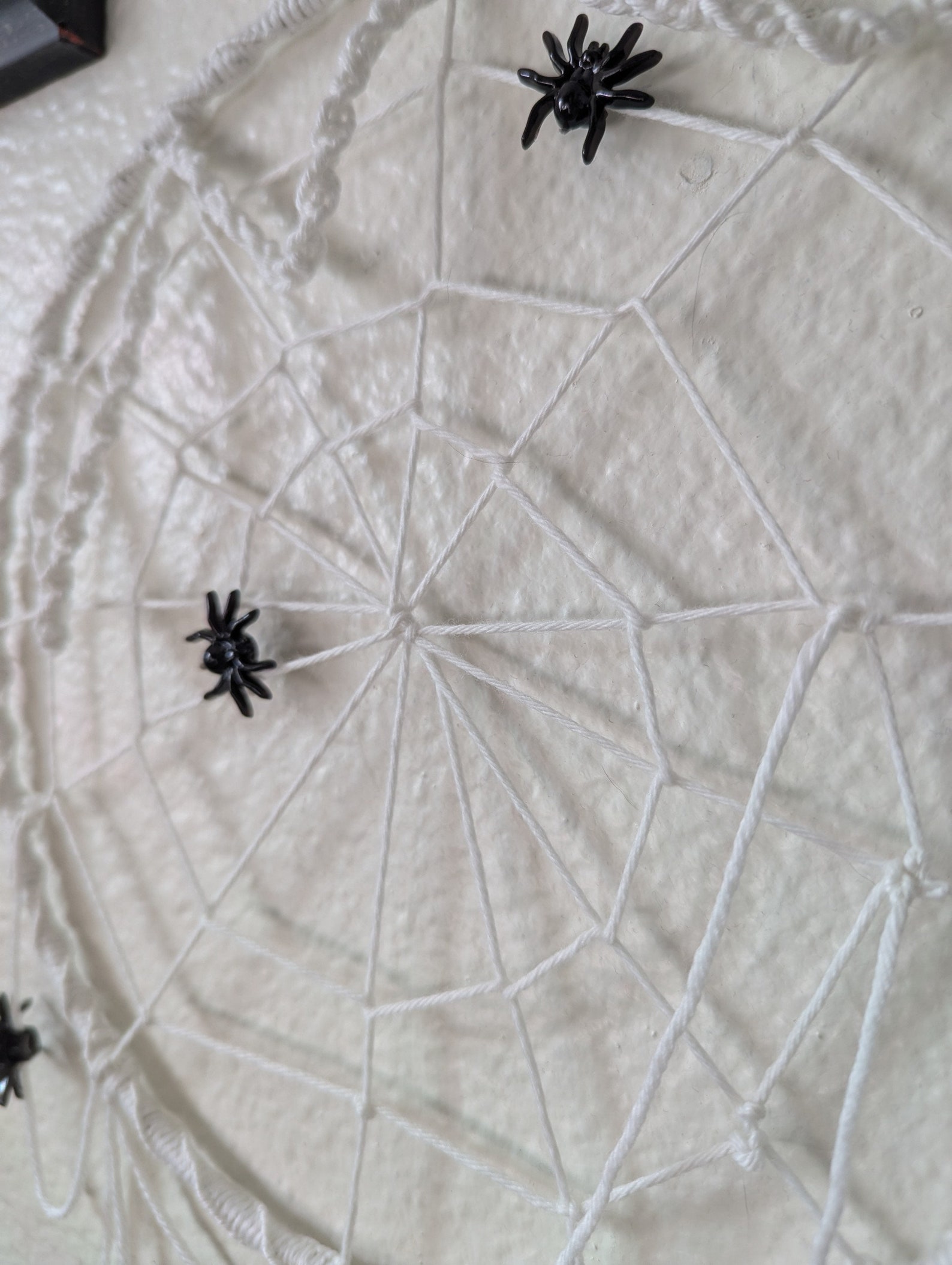 Glow in the Dark Spider Web Spooky Decor / Unique Wall Decor for ...