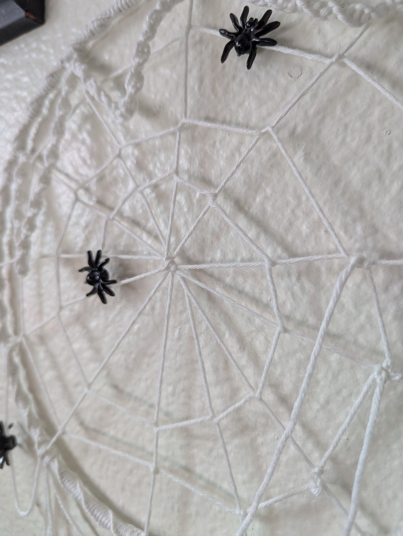 Glow in the Dark Spider Web Spooky Decor / Unique Wall Decor for ...