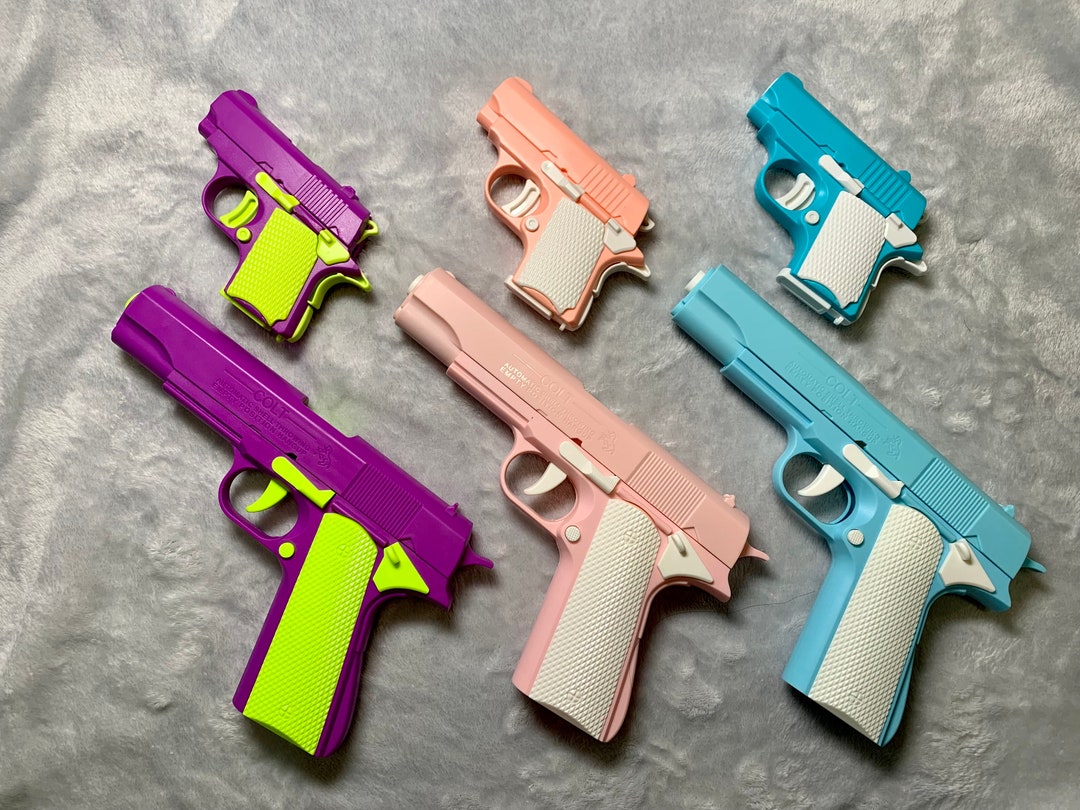 Limited Stock 1911 Fidget Toy Gun From Tiktok Fun Sliding Fidget Blaster Different Sizes Etsy