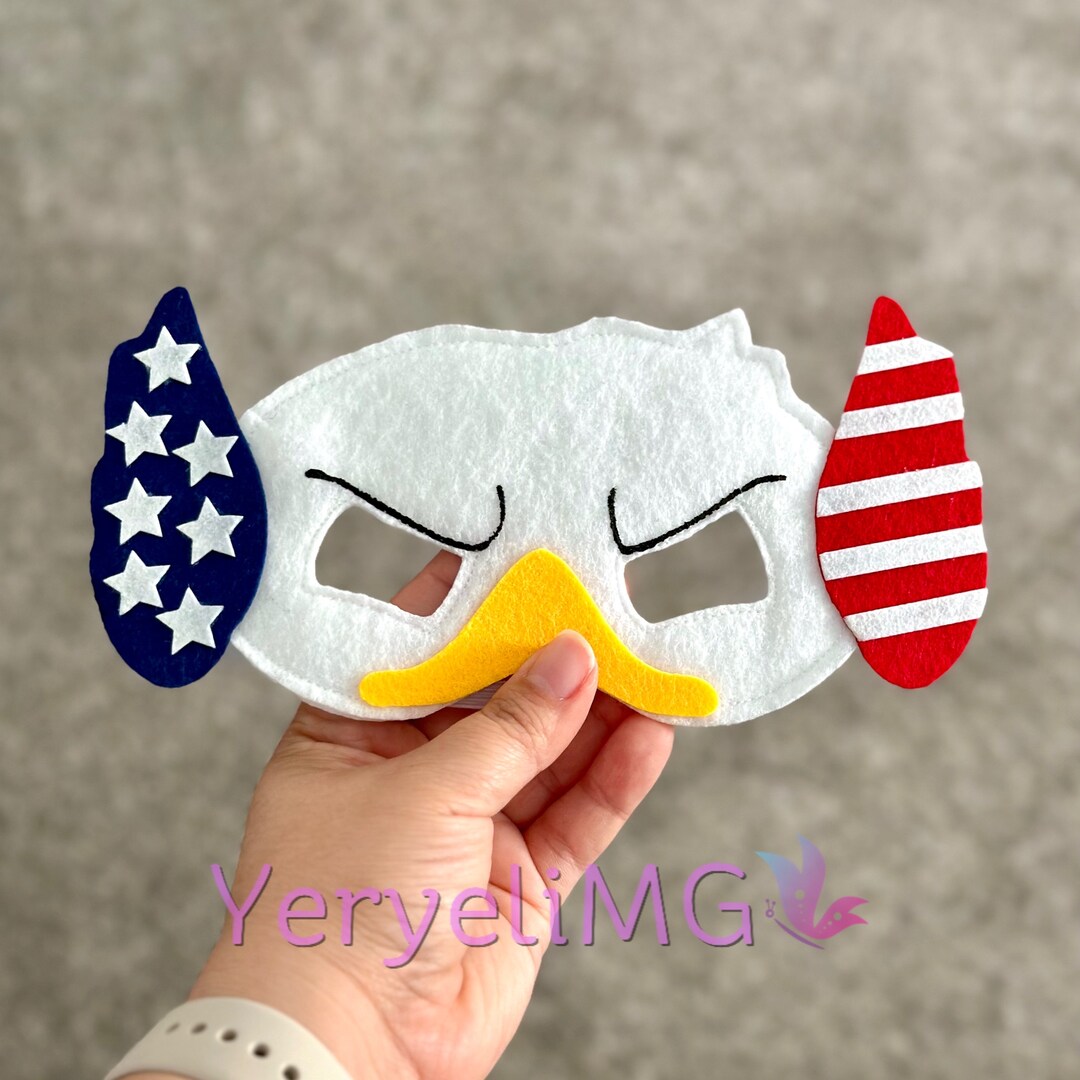 Felt Patriotic Eagle Mask - Kids Costume - Etsy