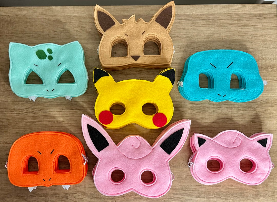Pokémon Máscaras / Antifaces - Etsy