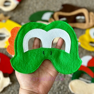Felt Mario Bros Masks: Kids Party Favors - Etsy