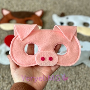 Máscaras De Animales De La Granja - Etsy
