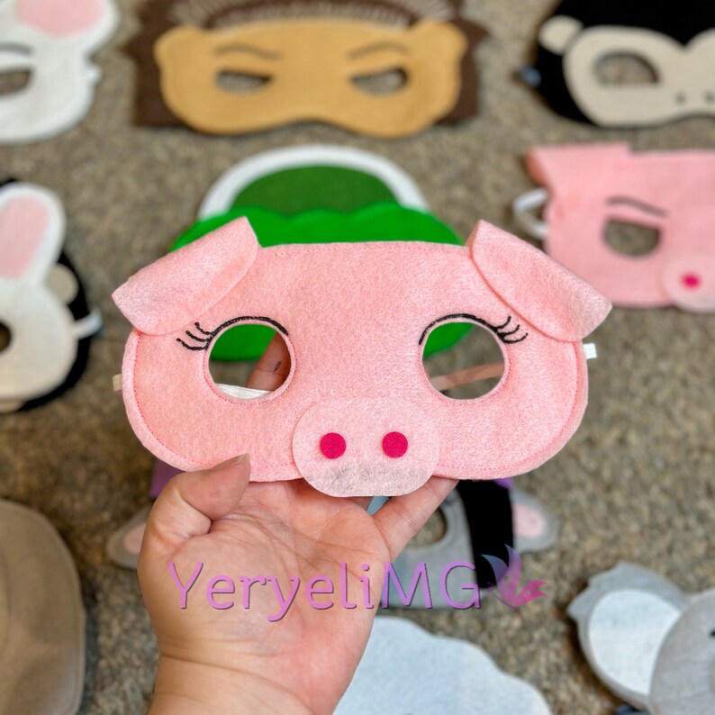 Felt Animal Masks: Kids Costume Masks - Etsy