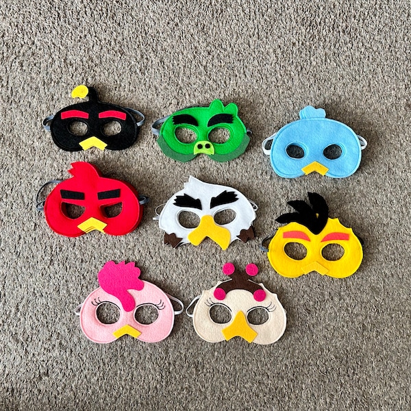 Angry Birds Mask - Etsy