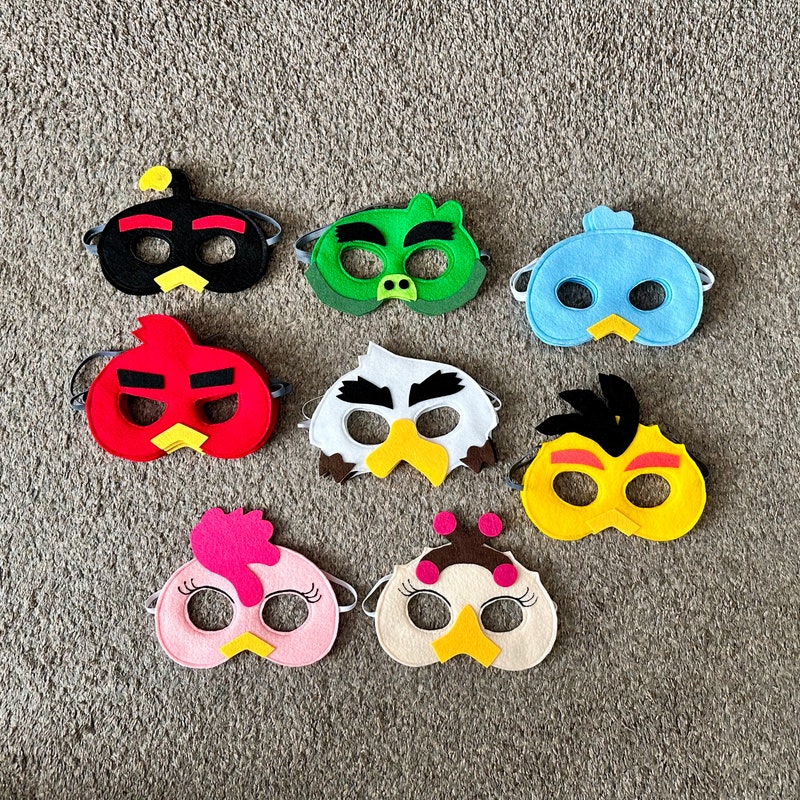 Angry Birds Mask - Etsy