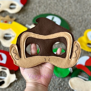Felt Mario Bros Masks: Kids Party Favors - Etsy
