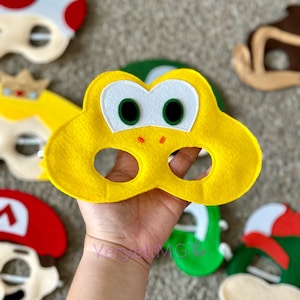 Felt Mario Bros Masks: Kids Party Favors - Etsy