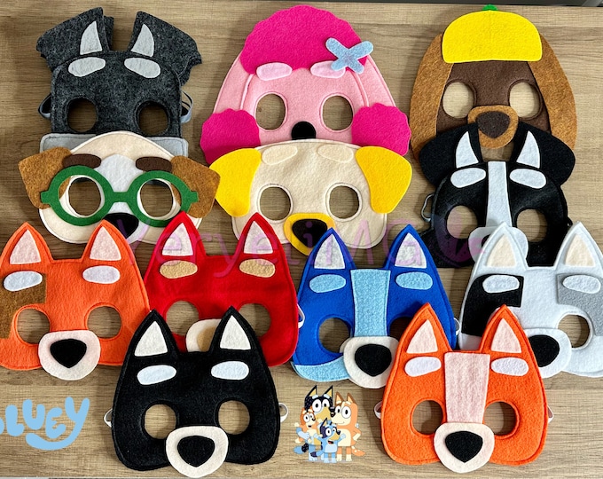 Deluxe Bluey Mask - Etsy