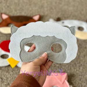 Máscaras De Animales De La Granja - Etsy