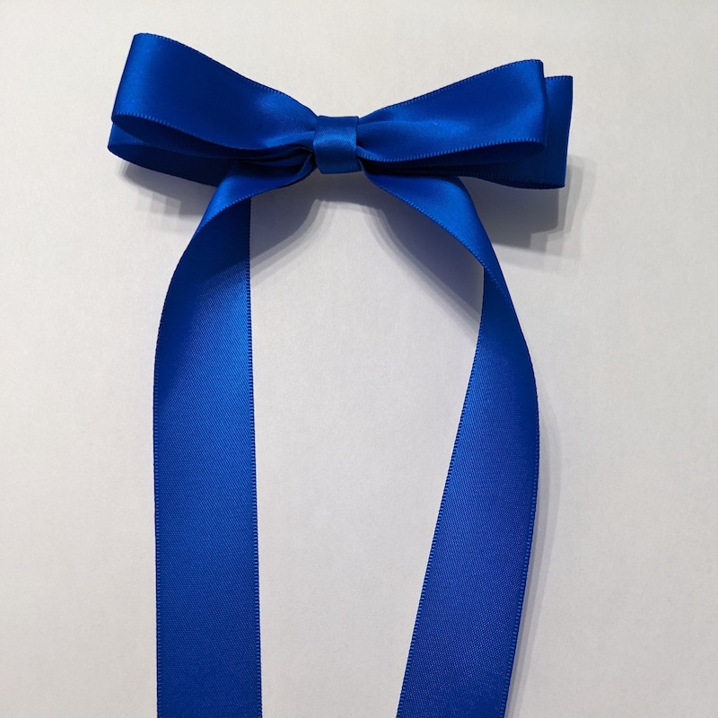 Royal Blue Hair Tie Bow - Etsy