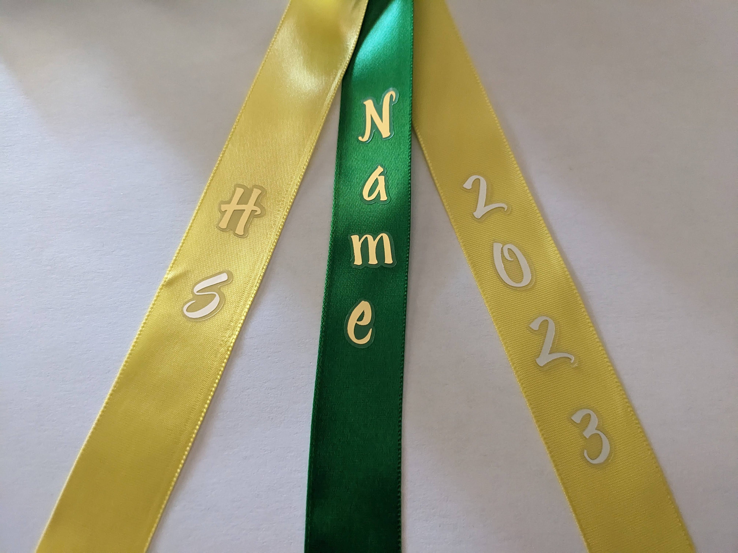 Graduation Flower Lei//personalize//customize 2 Colors - Etsy