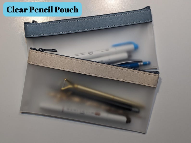 Clear Pencil Pouch, Back to School, Stationery Organizer, Pen Bag ...