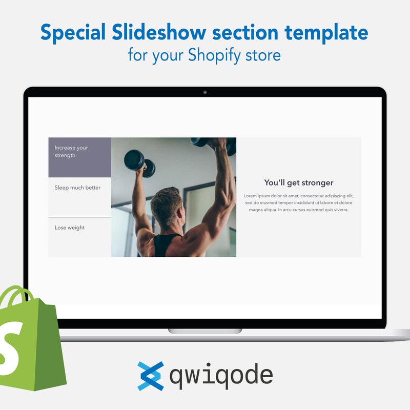 Shopify Theme Slideshow - Etsy