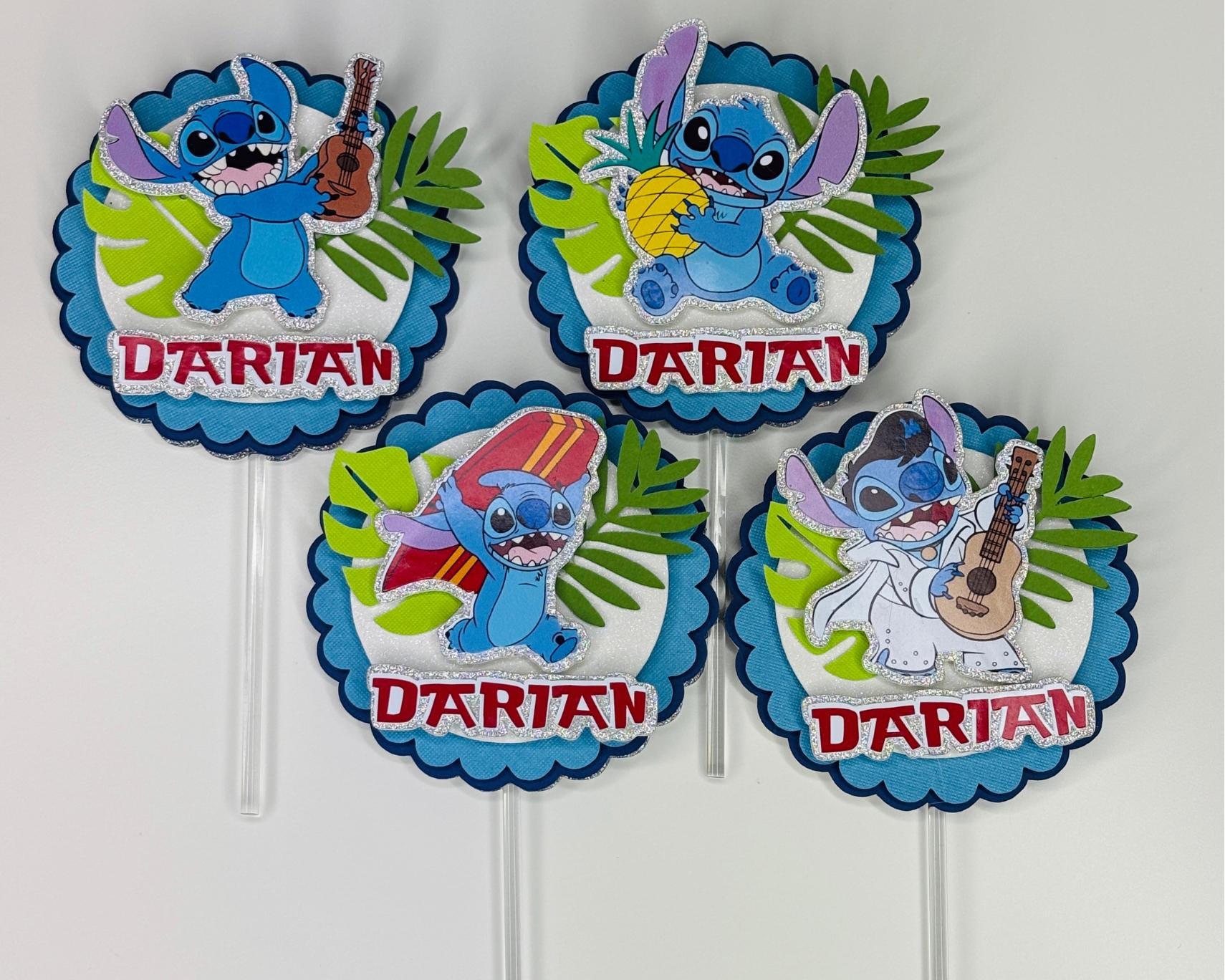 Stitch Cupcake Toppers - Etsy