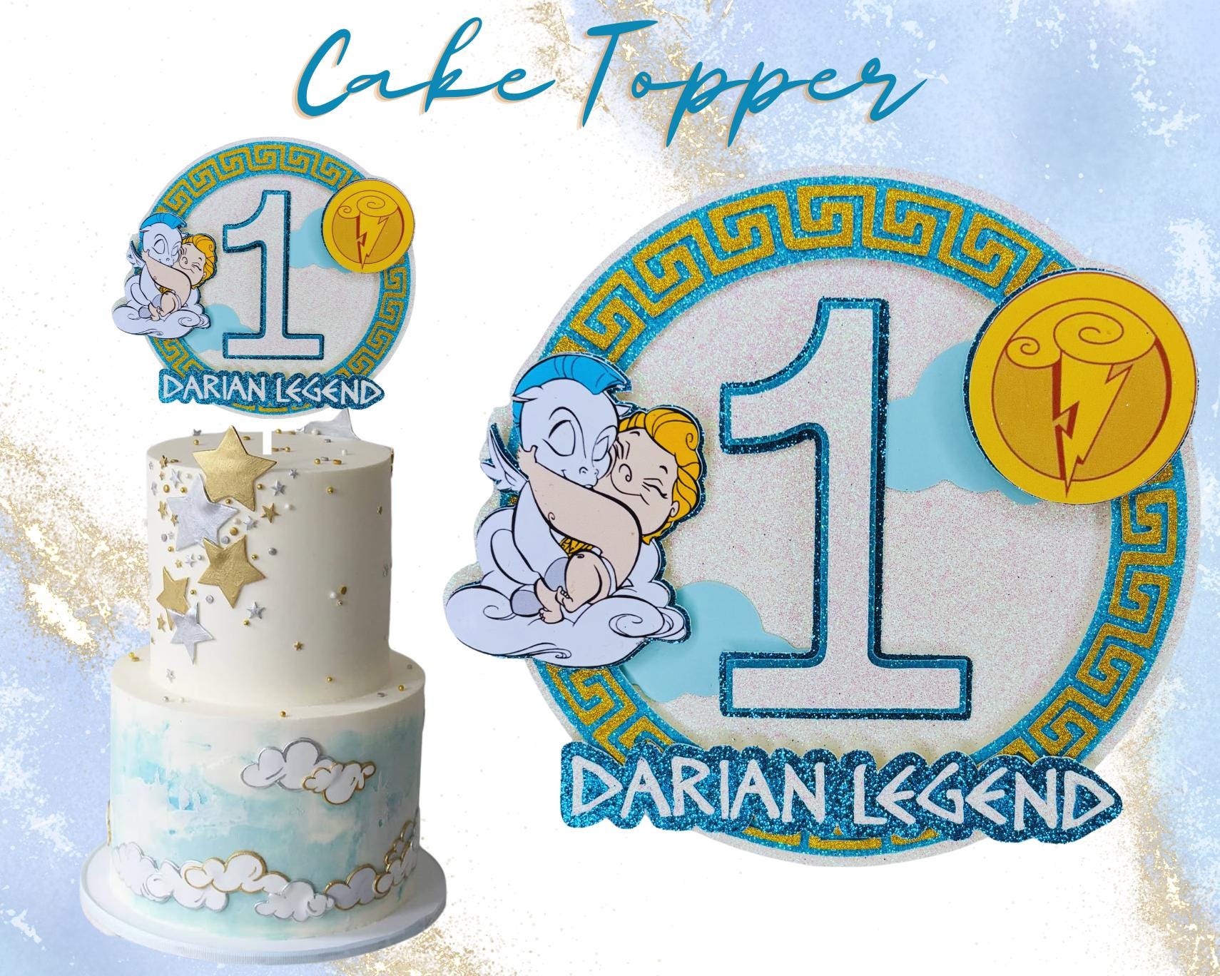 Baby Hercules Birthday Cake Topper! - Etsy