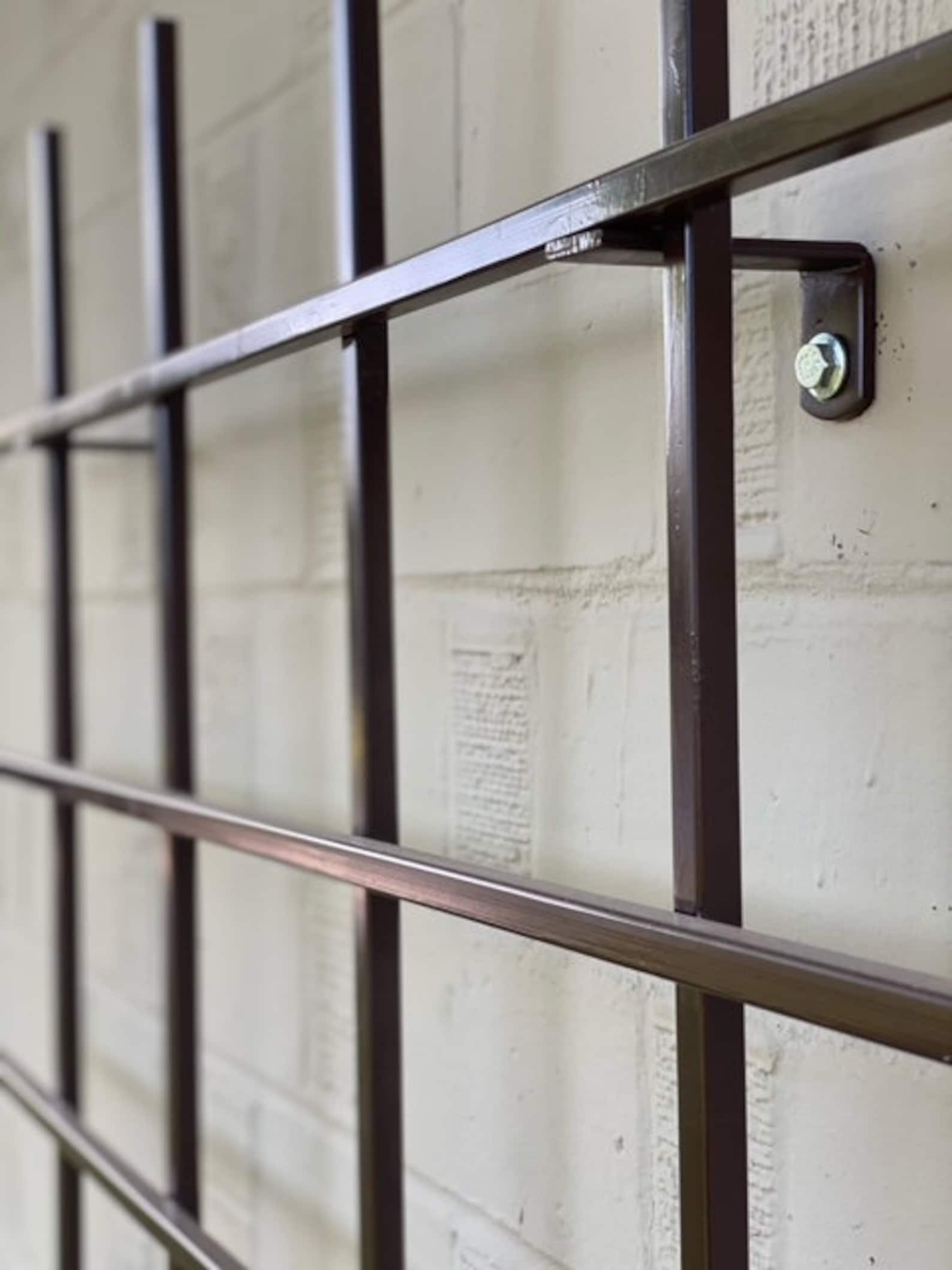 Wall Mount Metal Garden Trellis 72x36 Perfect for Your Blooming Vines ...