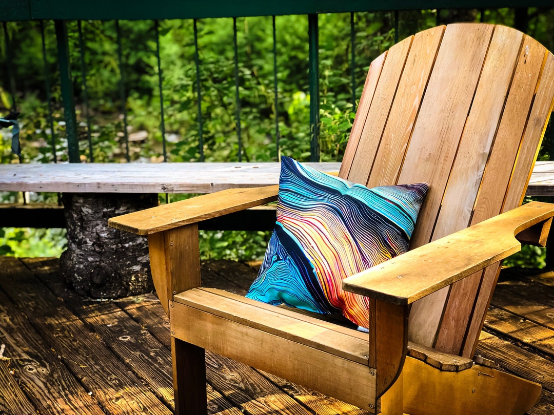 Abstract Line Art Outdoor Pillows - Etsy