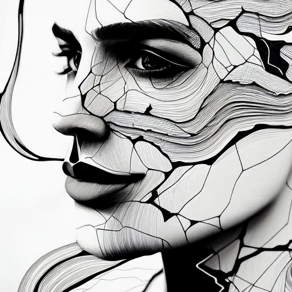 Ink Well, Ink Digital Download Wall Art, Deep Thought Determination ...
