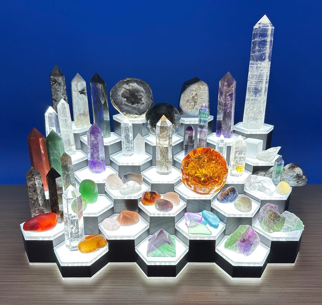 Crystal Display Stand: 28 X 60mm Pedestals - Etsy