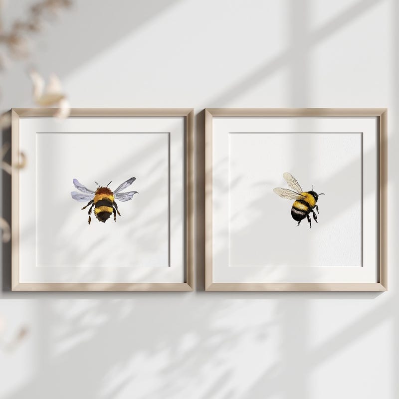 Honey Bee Print - Etsy