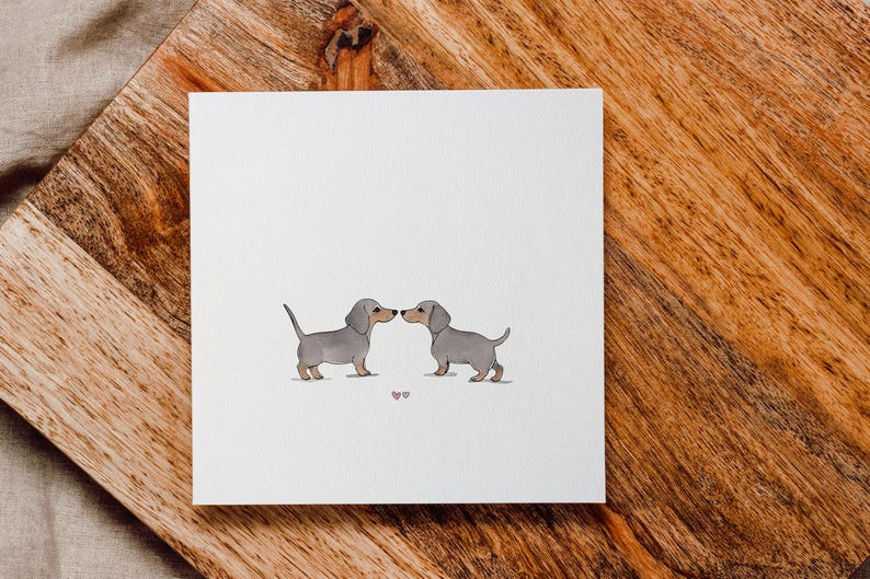 Puppy Nursery Print, Dog Wall Art, Dachshund Dog Print, Kid Room Wall ...