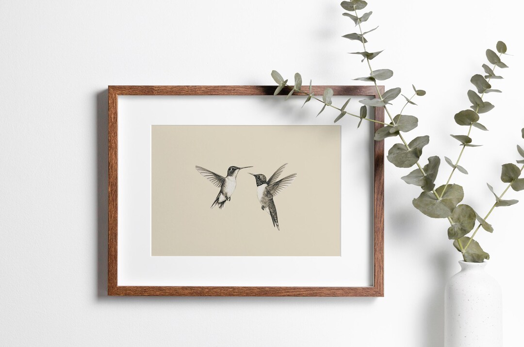 Neutral Birds Nursery PRINTABLE Art, Cottage Nursery Art, Girls Room ...