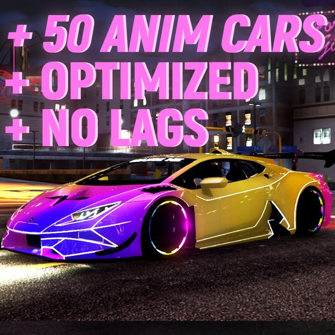 Fivem Addon Car Pack ANIMATED 50 Vehicles animated - Etsy