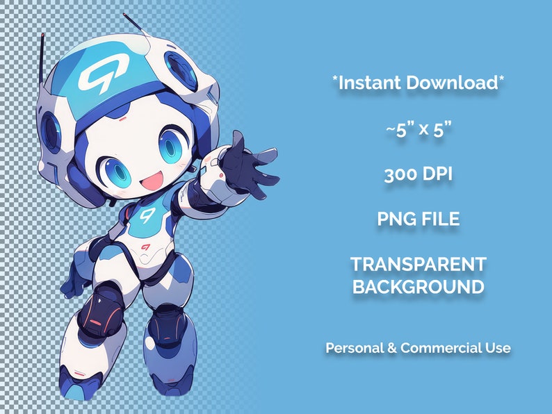 Cute Robot Clip Art Set 50 Robot Characters, Fun Robot, Mechanical ...