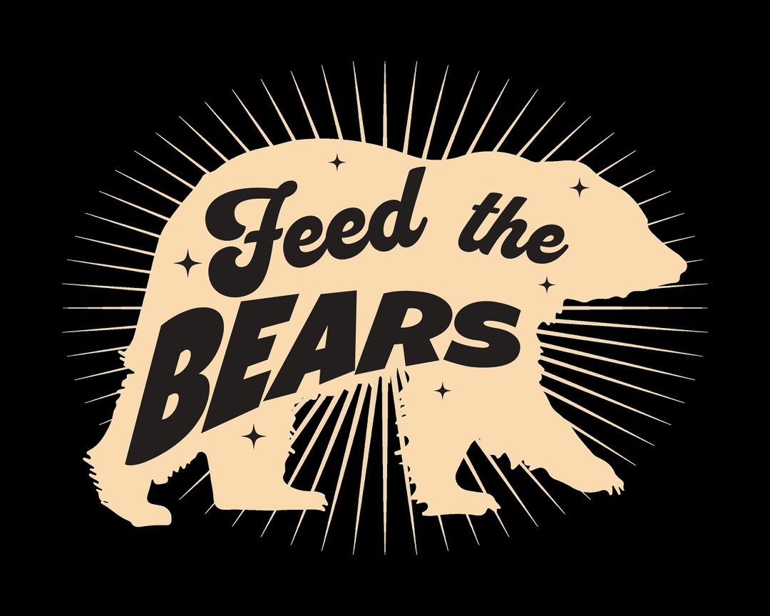 Bear Funny Quotes Bear Funny Art Digital Art Instant - Etsy