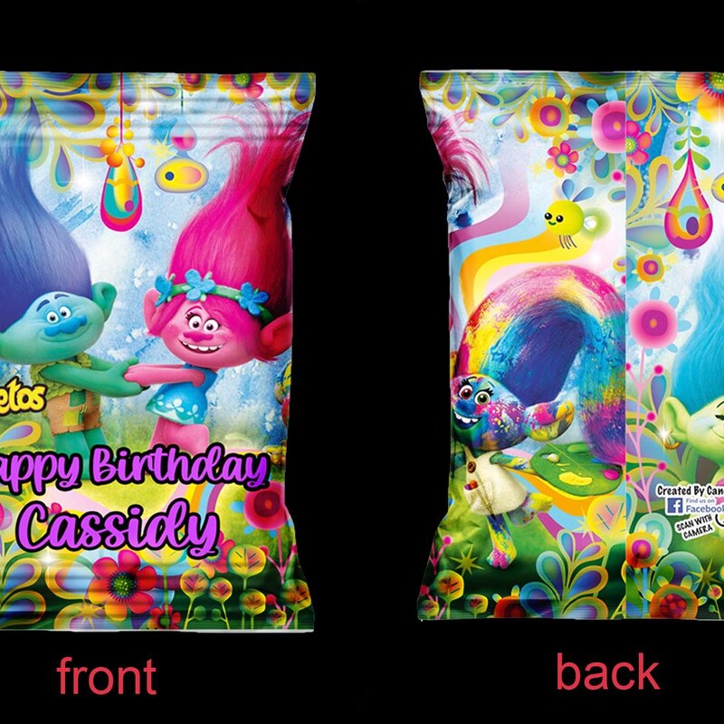 Trolls Chip Bag - Etsy