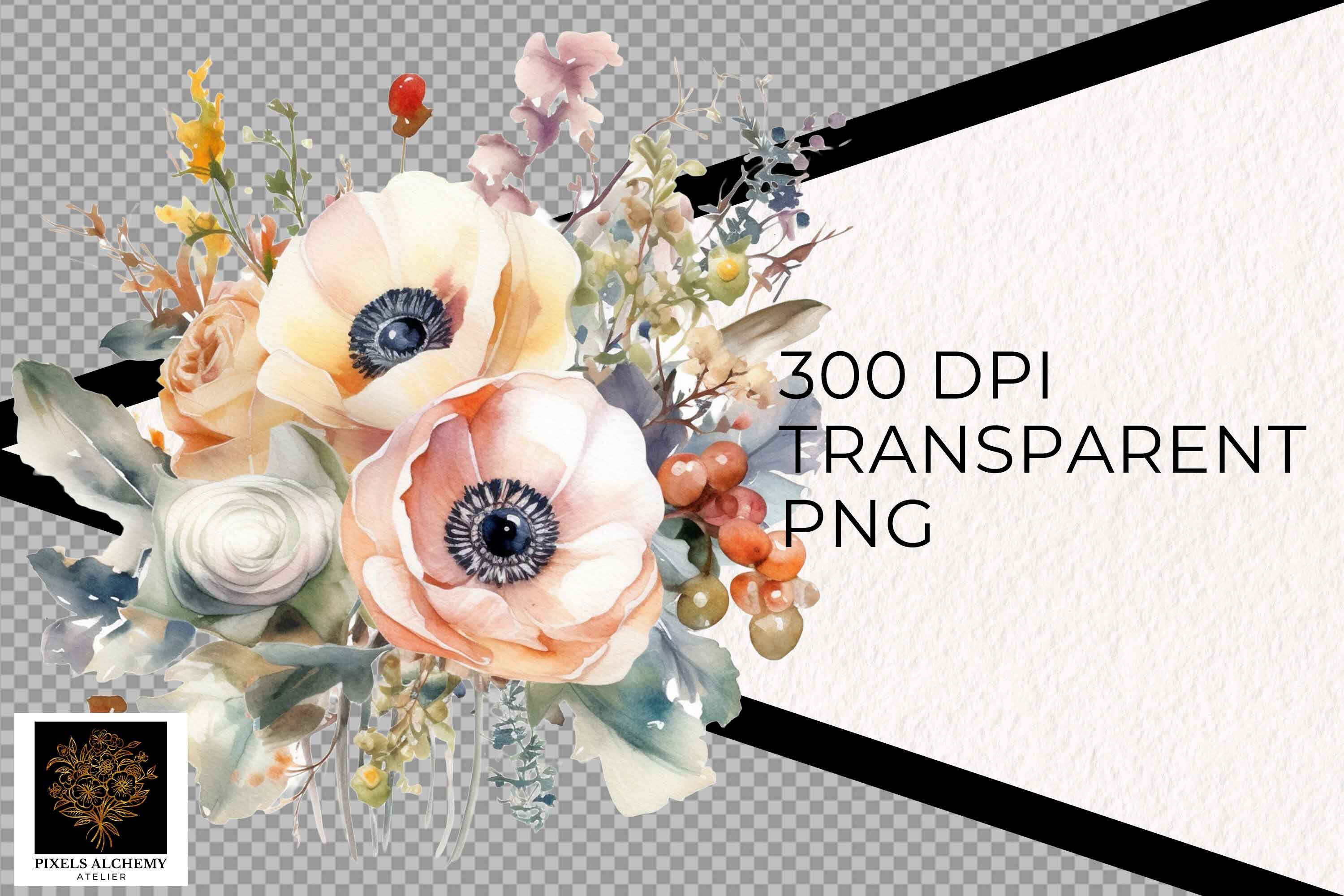 20 Flower Bouquet Clipart, Transparent PNG, FREE Commercial Use ...