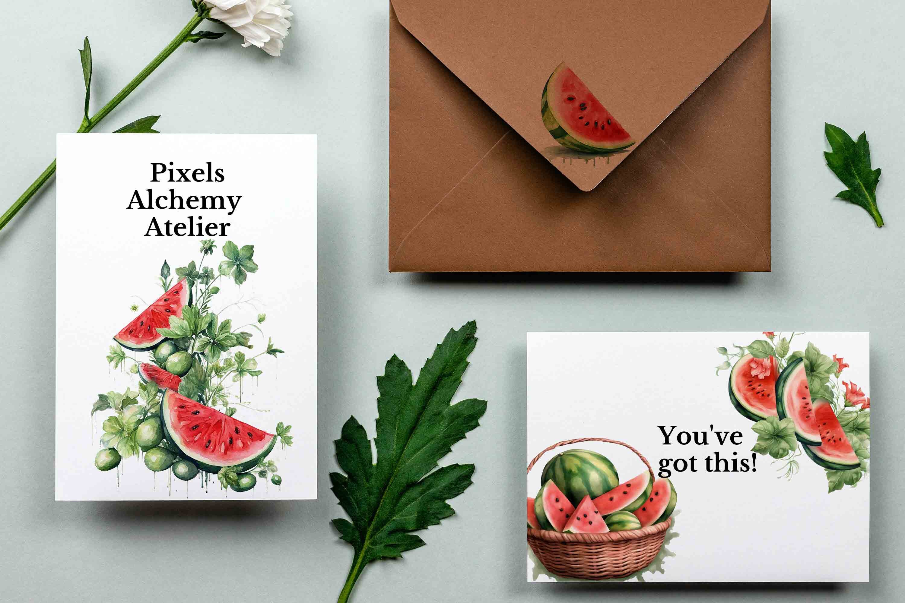 33 Watermelon Bundle Watercolor Clipart, Transparent PNG, FREE ...