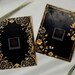 20 Golden Noir Border Frame Digital Papers, Printable Paper Jpgs, FREE ...