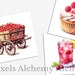 30 Raspberry Bundle Watercolor Clipart, Transparent PNG, FREE ...