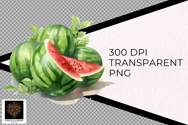 33 Watermelon Bundle Watercolor Clipart, Transparent PNG, FREE ...