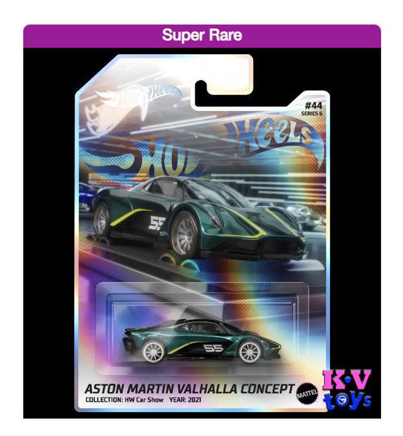 Hot Wheels Aston Martin Valhalla Series 6 Super Rare - Gift for ...