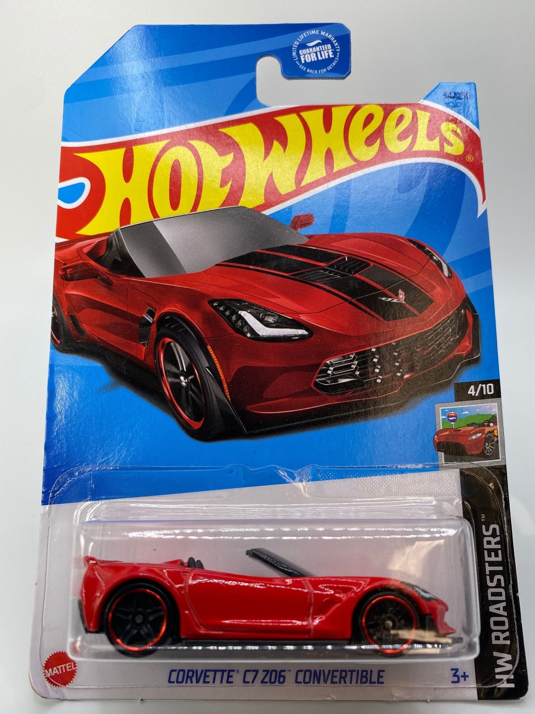 Hot Wheels Corvette C7 ZO6 Convertible Red - Etsy