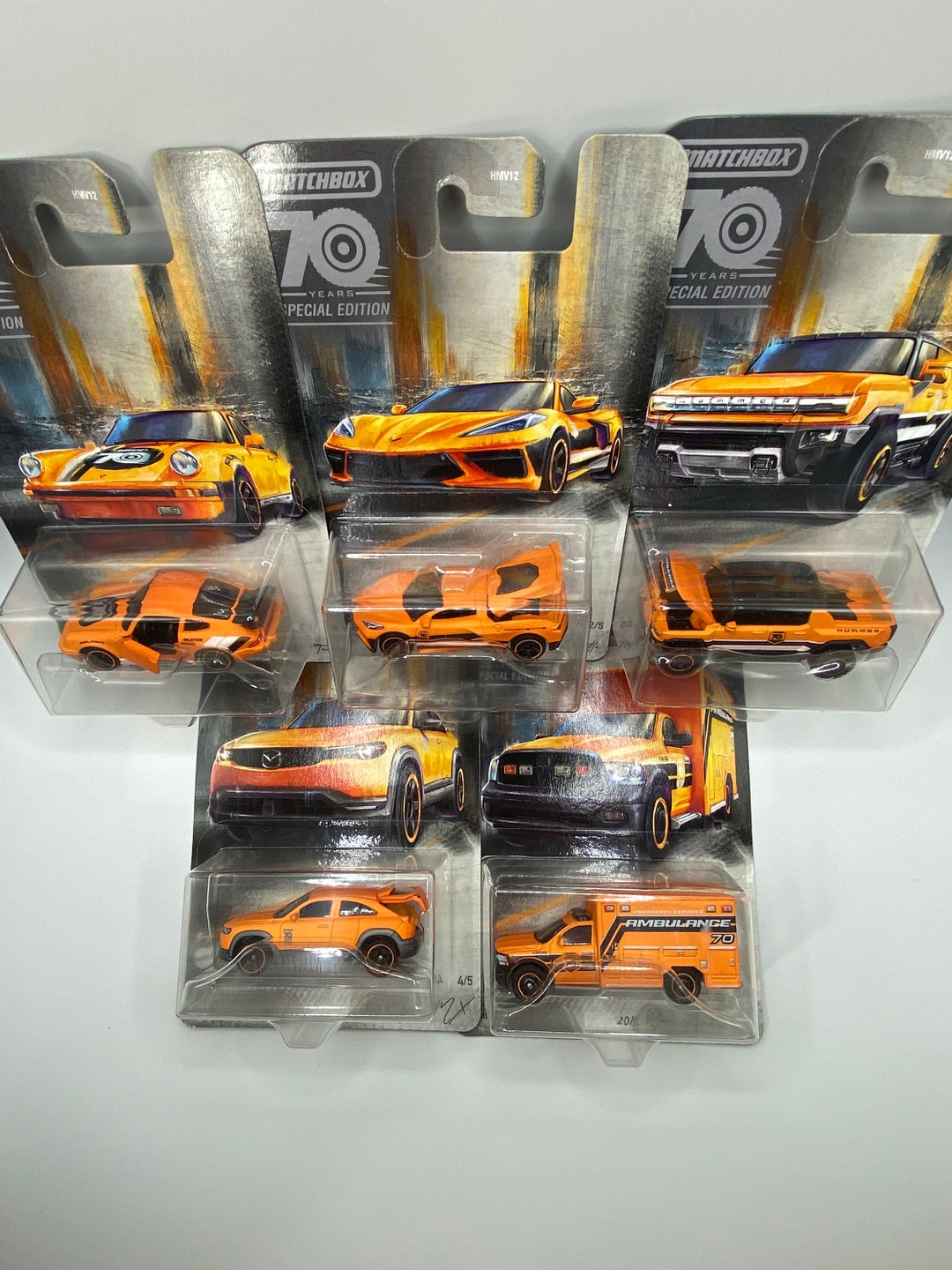 Matchbox 70 Years Special Edition Full Set 1-5 - Gift for Collectors - Etsy