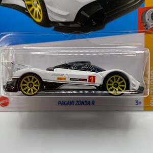 Hot Wheels Pagani Zonda R White - Etsy