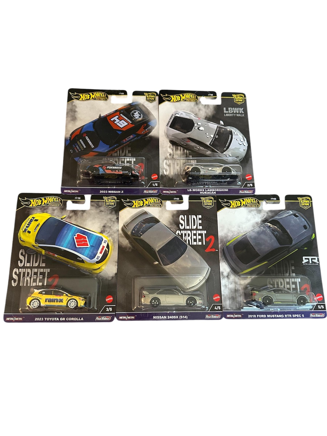 Hot Wheels Premium Slide Street 2 Full Set 1-5 - Gift for Collectors - Etsy